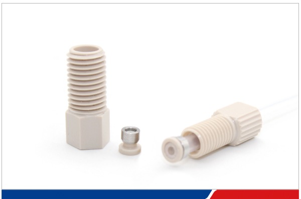 PEEK split fitting with stainless steel blade sleeve-Analytical-Junhua PEEK